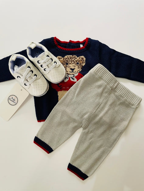 Rupert Teddy Gift Set Blue – Baby Bambino’s